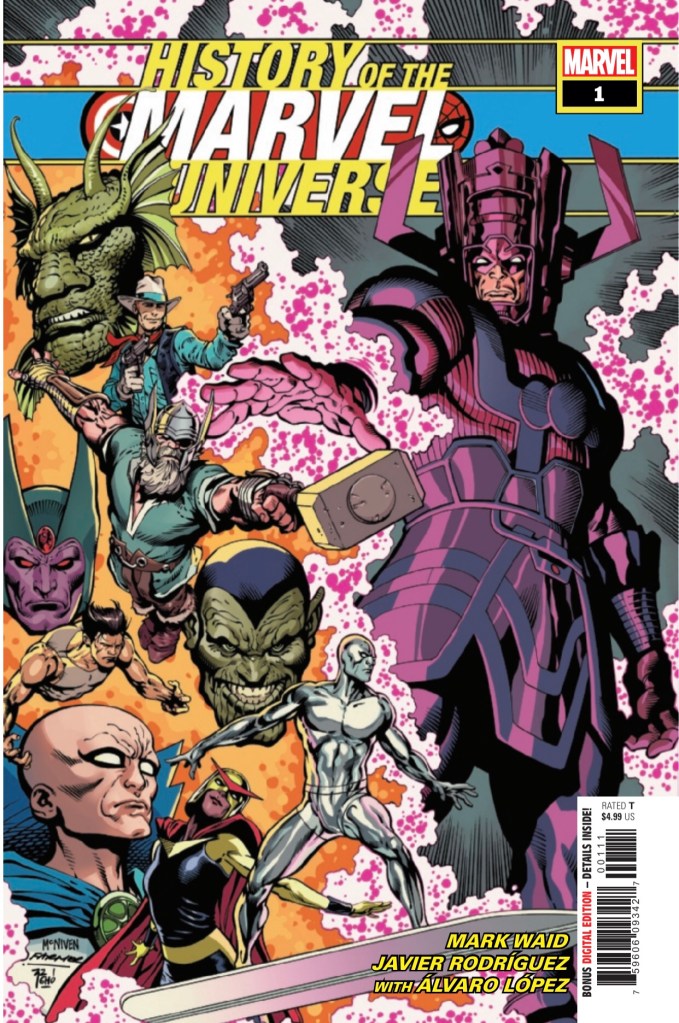 History of the Marvel Universe #1 Review – Weird Science Marvel Comics