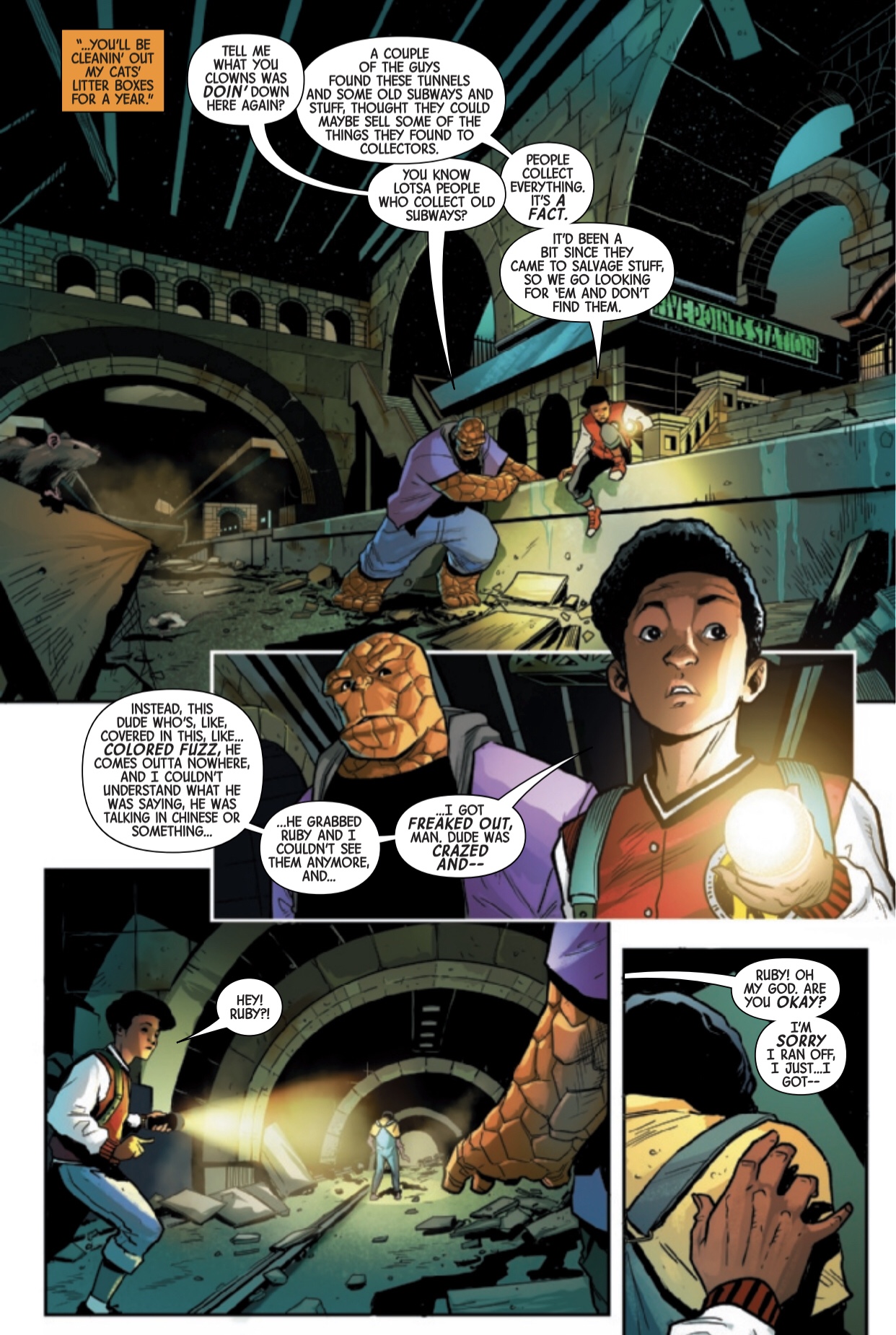 CONTAGION #1 Preview – Weird Science Marvel Comics