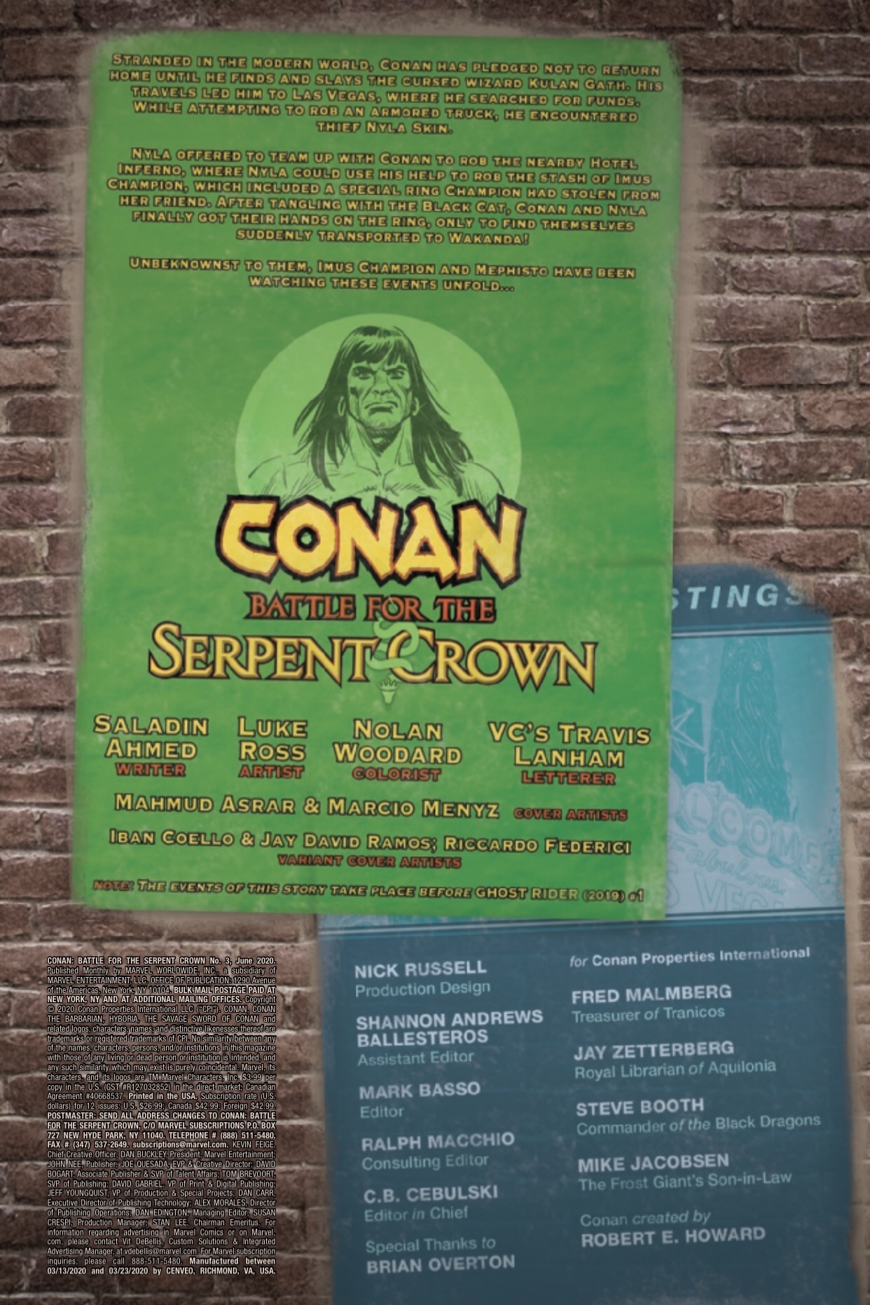 Conan Battle For The Serpent Crown #3 Preview – Weird Science Marvel Comics