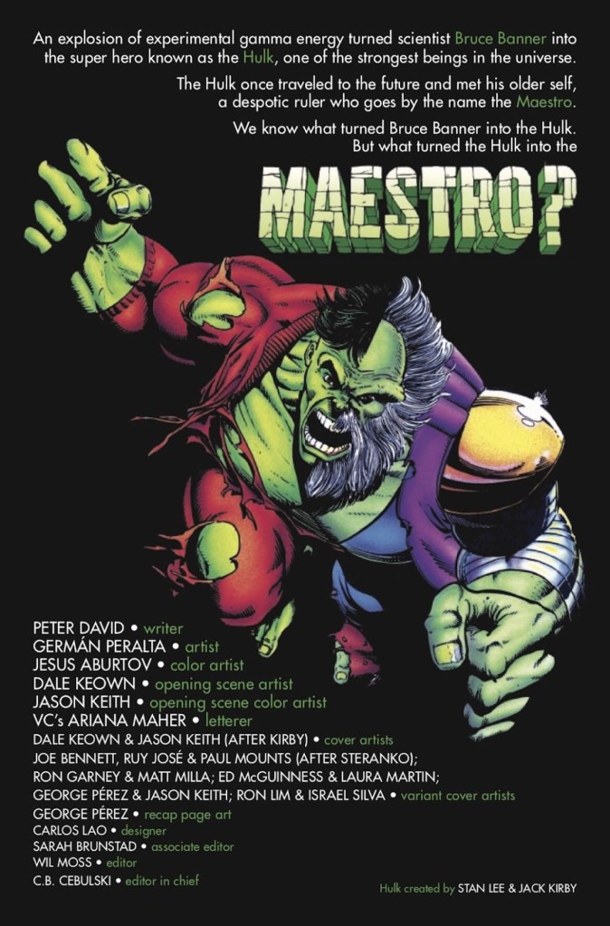 Maestro #1 Preview – Weird Science Marvel Comics