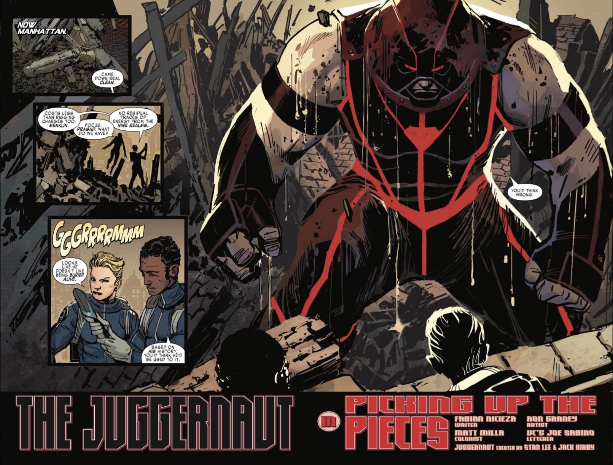 Juggernaut #1 Preview – Weird Science Marvel Comics
