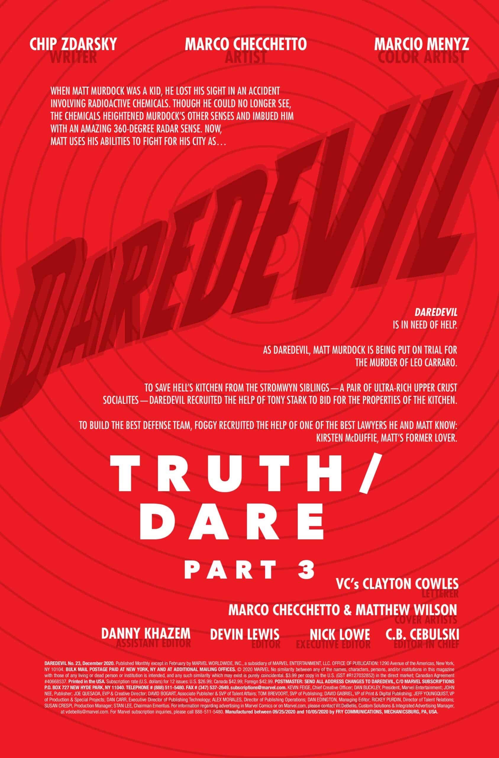 Daredevil #23 Preview – Weird Science Marvel Comics