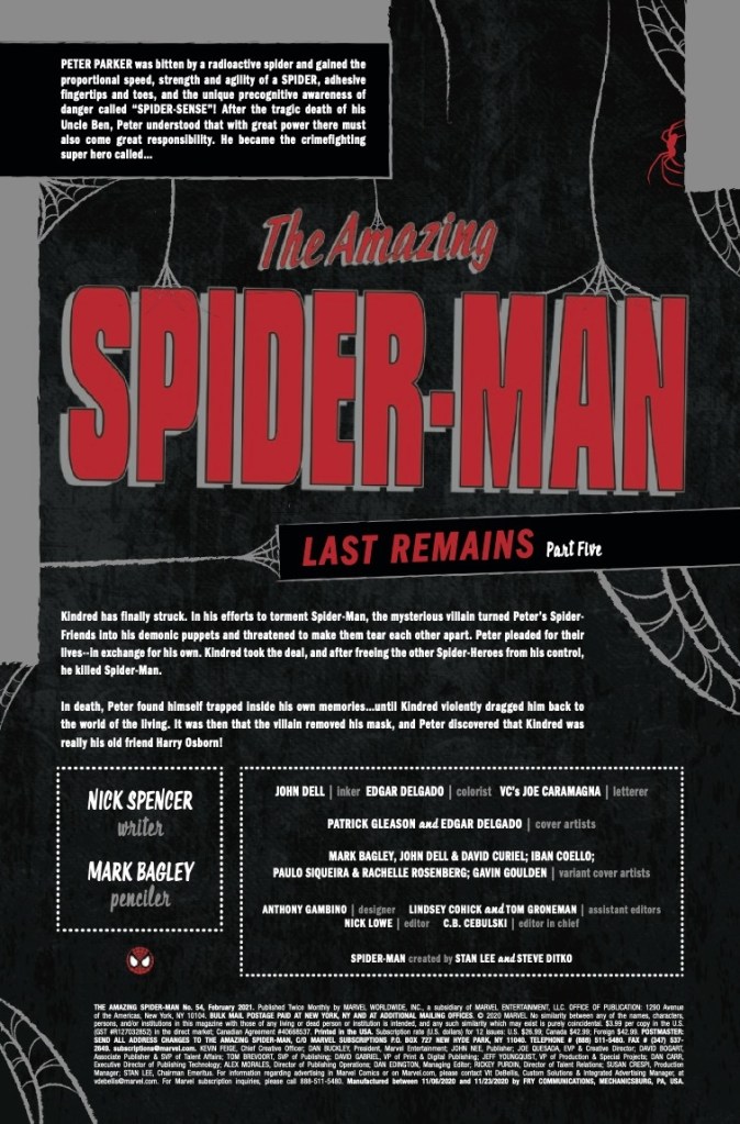 Amazing Spider-Man #54 Preview – Weird Science Marvel Comics