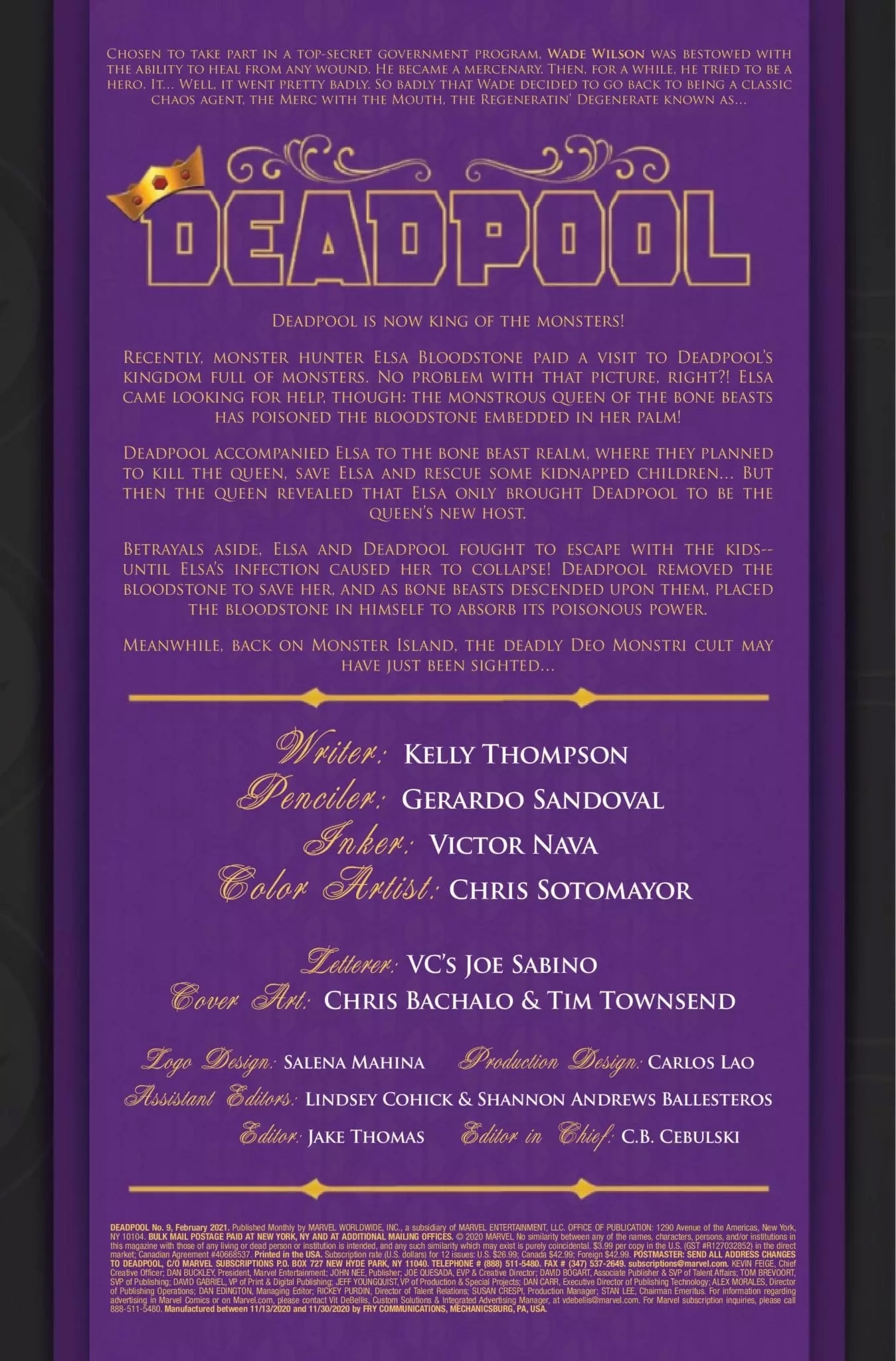 Deadpool #9 Preview – Weird Science Marvel Comics