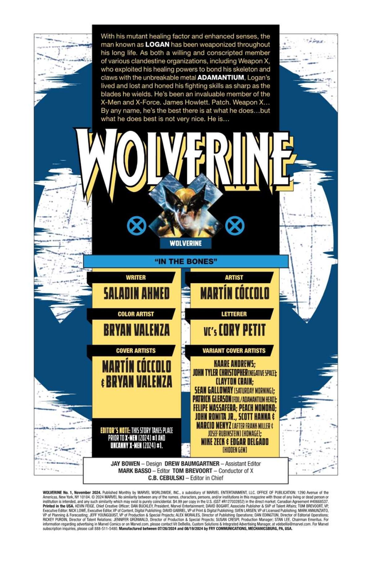 Wolverine #1 Comic Review – Weird Science Marvel Comics