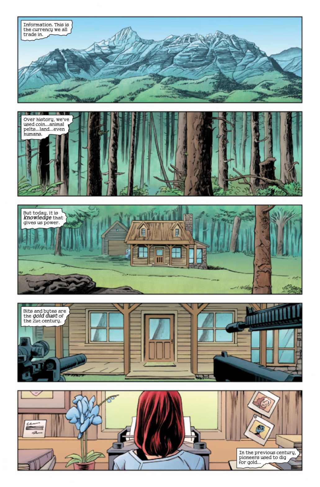 Mystique 1 Preview 1 Weird Science Marvel Comics
