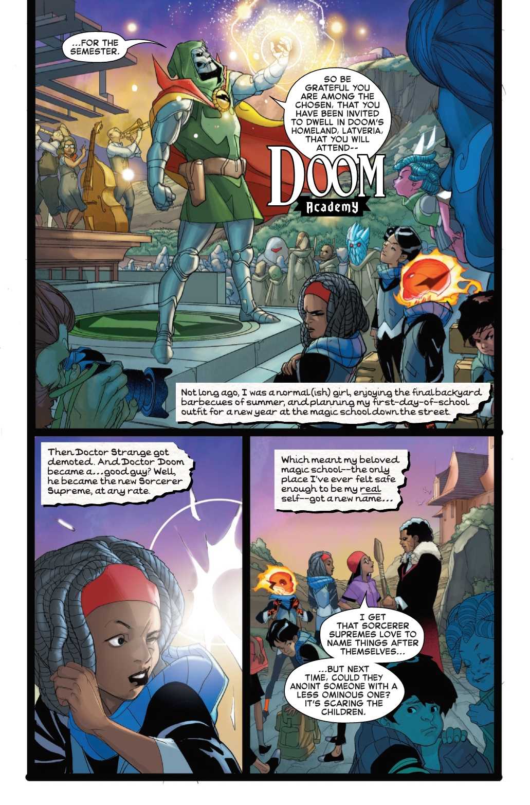 Doom Academy #1 Review – Weird Science Marvel Comics